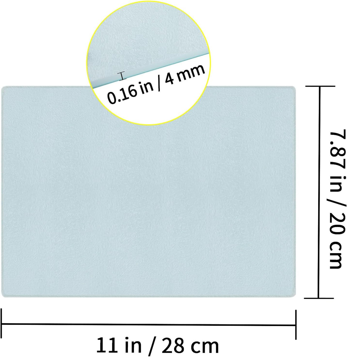 Sublimation Glass Cutting Board Textured – Blanks and Bits