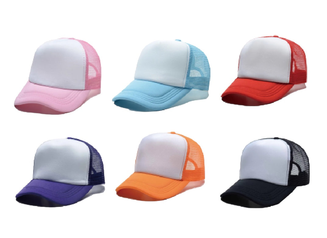 Sublimation Trucker Mesh Cap Hat – Blanks and Bits